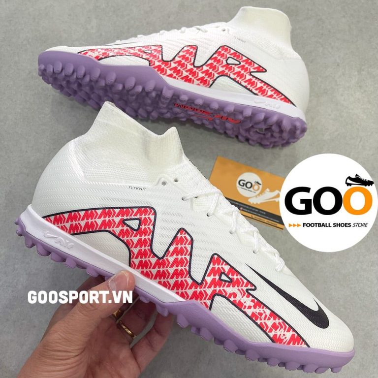 GIÀY ĐÁ BÓNG MBAPPE NIKE AIR ZOOM MERCURIAL SUPERFLY 9 TF TRẮNG XANH ...